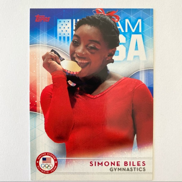 Topps | Other | New Simone Biles Rookie Card Paris 224 Olympics | Poshmark